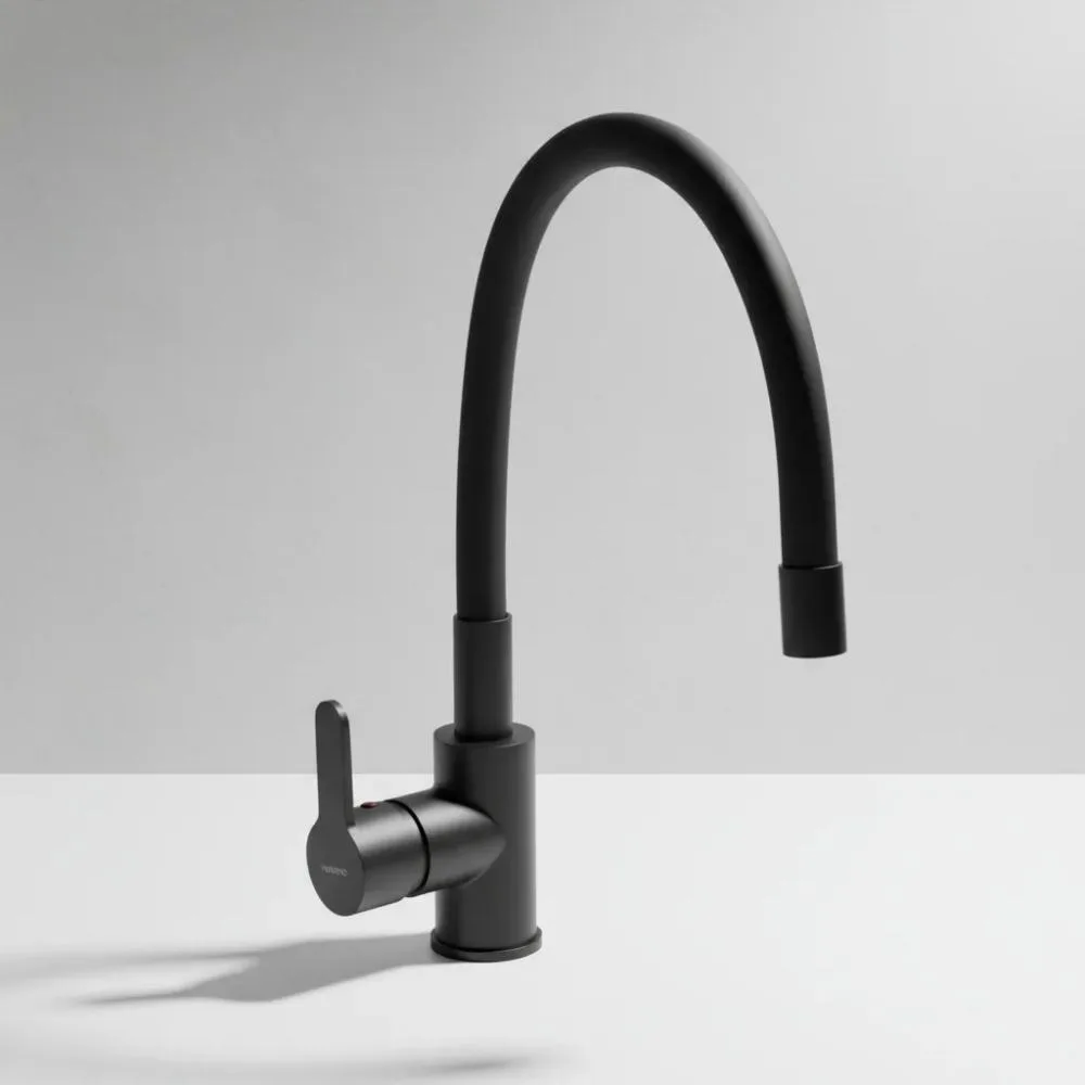 Griferia De Cocina Monocomando Colors Black Peirano - Ferretería El Molino